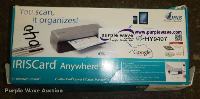 IRISCard Anywhere 5 business card scanner in Tulsa, OK | Item HY9407 ...