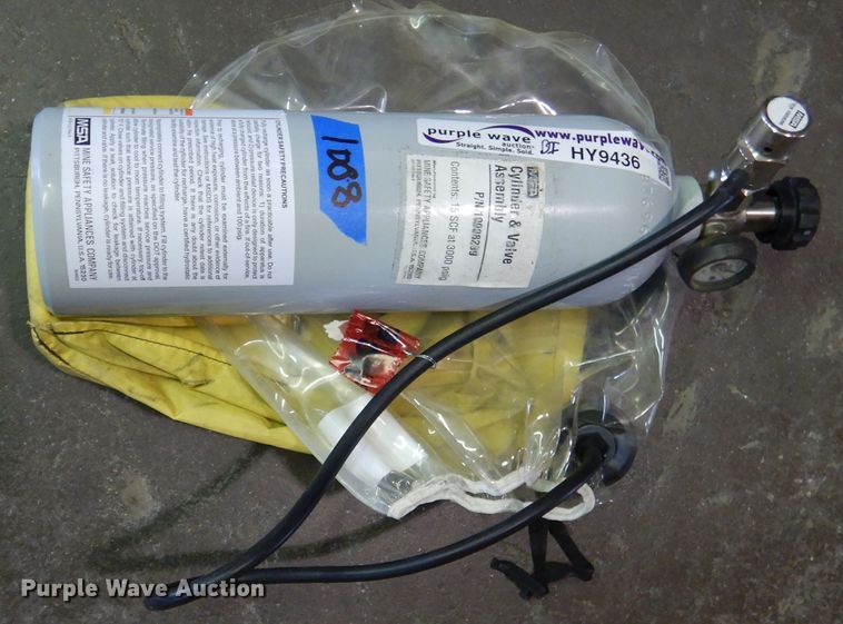 MSA cylinder and value tank in Tulsa, OK | Item HY9436 sold | Purple Wave