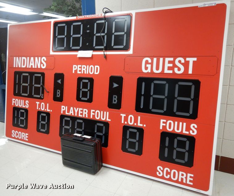 Daktronics scoreboard in Overland Park, KS | Item HY9748 sold | Purple Wave