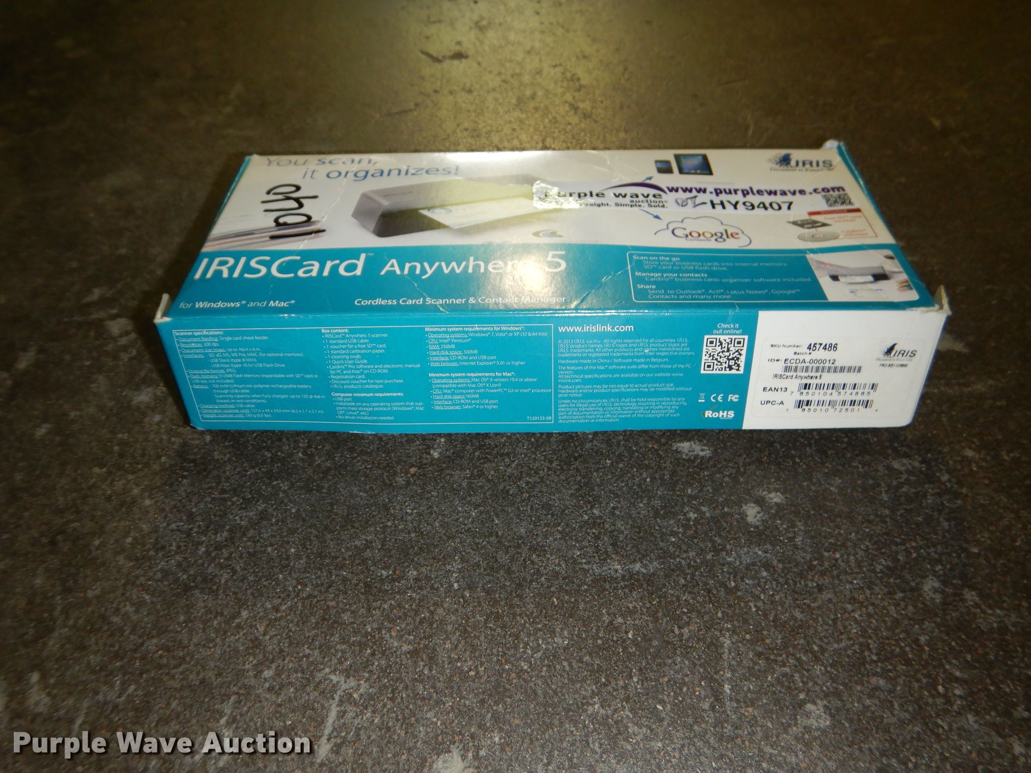 IRISCard Anywhere 5 business card scanner in Tulsa, OK | Item HY9407 ...