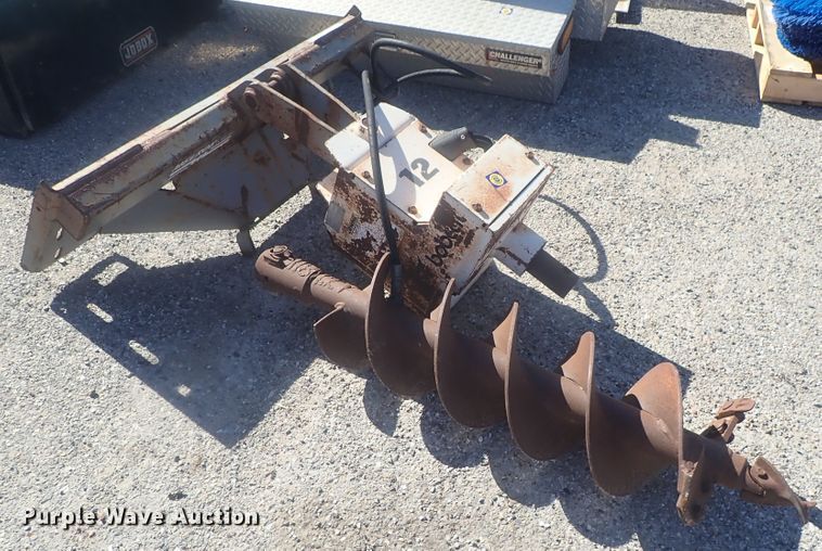 Bobcat 12 skid steer auger in Wichita, KS | Item HK9814 sold | Purple Wave
