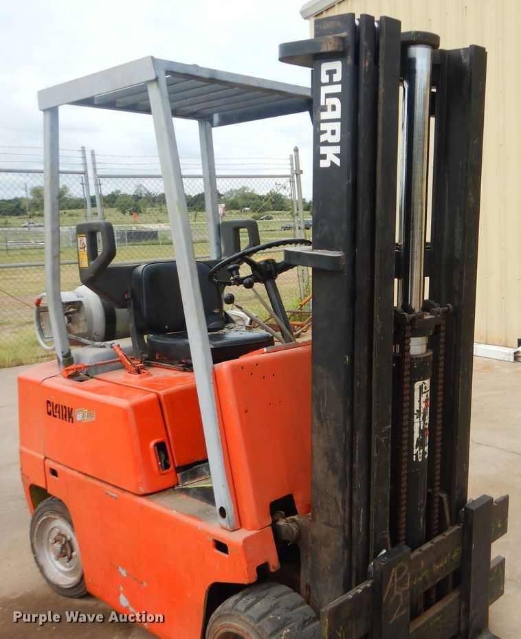 Clarklift C500-45 forklift in Stillwater, OK | Item HY9493 sold ...