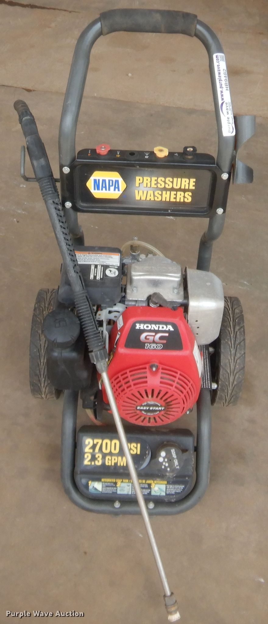Napa pressure washer in Oklahoma City, OK | Item HB9482 sold | Purple Wave