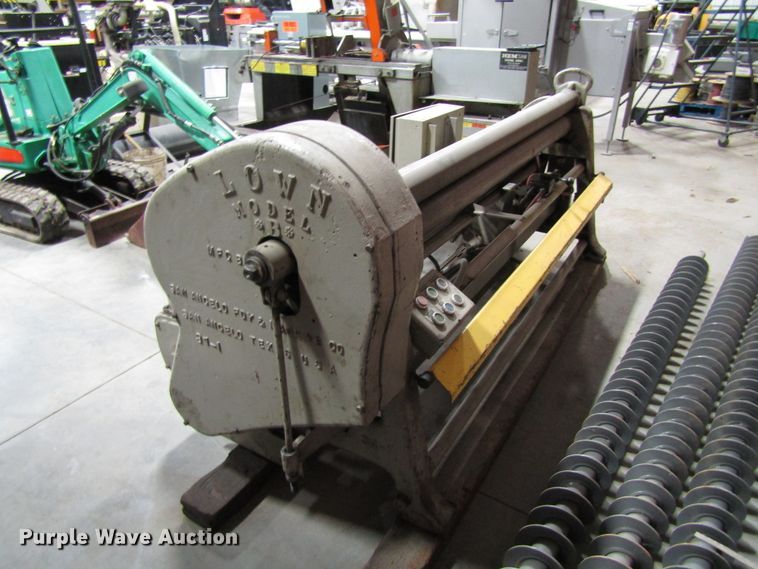 Lown B slip roll forming machine in Dubuque, IA | Item GQ9145 sold ...