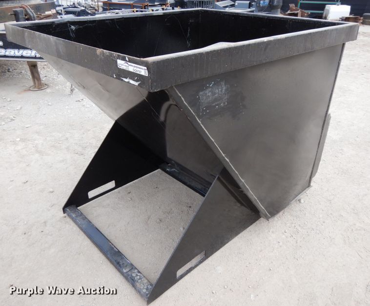 KC Kit Containers skid steer dump hopper in Omaha, NE | Item GQ9787 ...