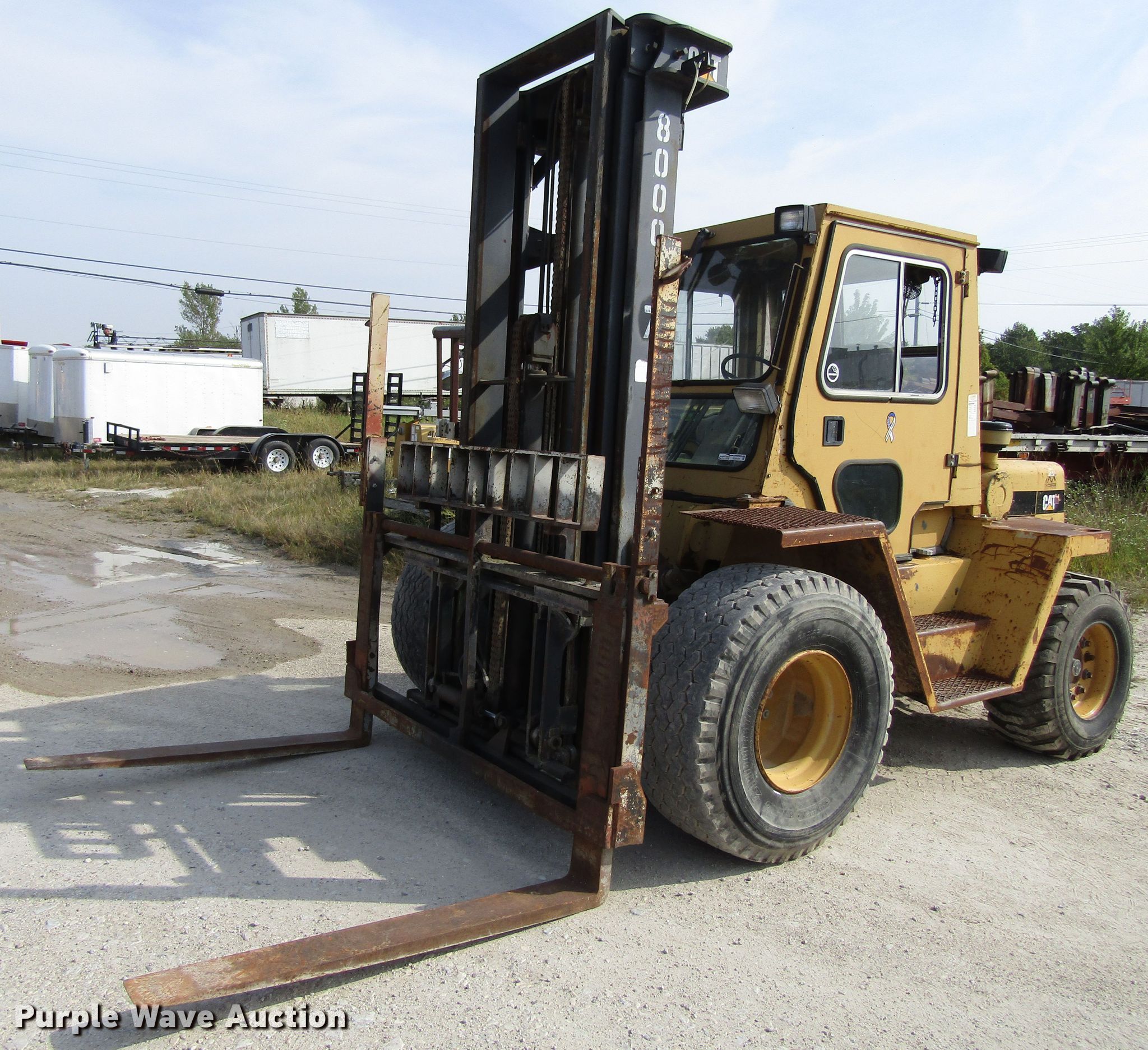 Caterpillar R80 forklift in Mount Pleasant, IA | Item GQ9161 sold ...