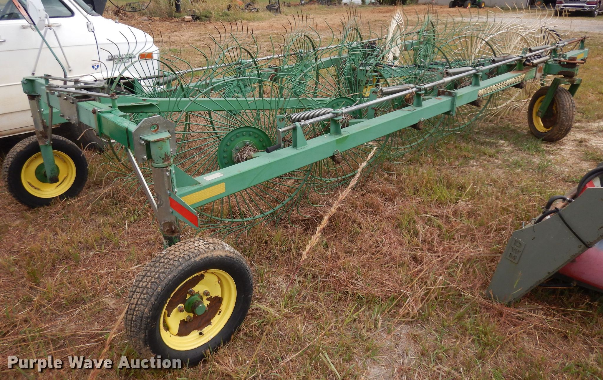 John Deere 704 hay rake in Miltonvale, KS | Item HN9274 sold | Purple Wave