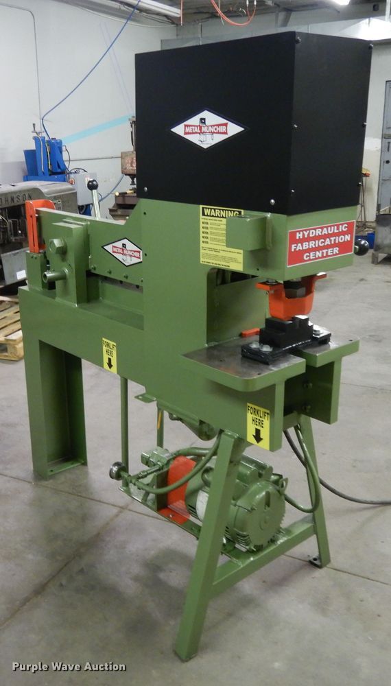 Metal muncher ironworker in Clay Center, KS | Item DH0243 sold | Purple ...