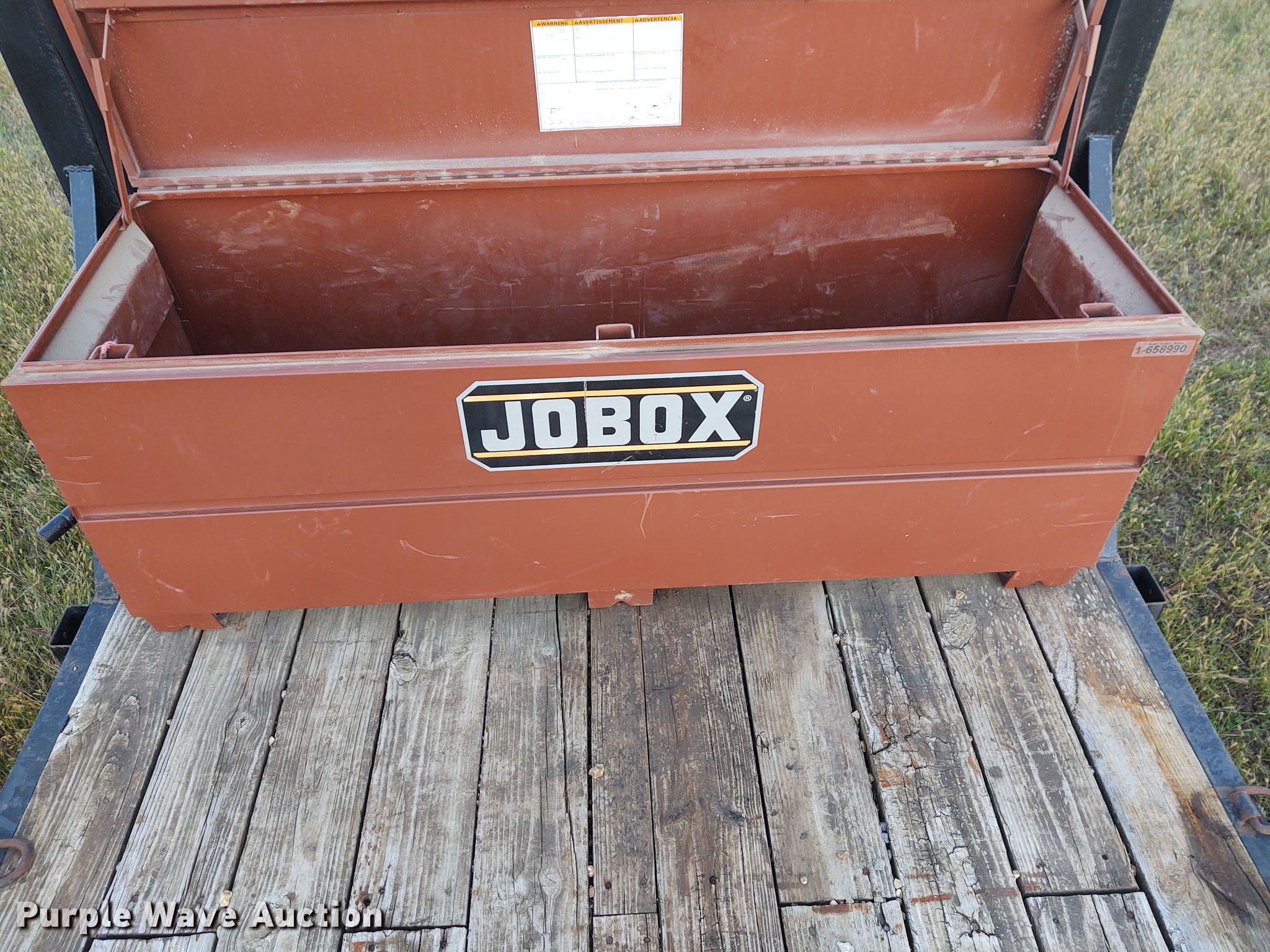 Jobox 658990 toolbox in Douglass, KS | Item DF9909 sold | Purple Wave