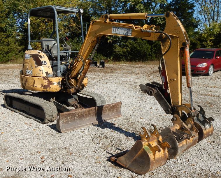 2003 John Deere 35C mini excavator in Osawatomie, KS | Item DH0103 sold ...