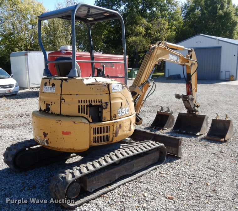 2003 John Deere 35C mini excavator in Osawatomie, KS | Item DH0103 sold ...