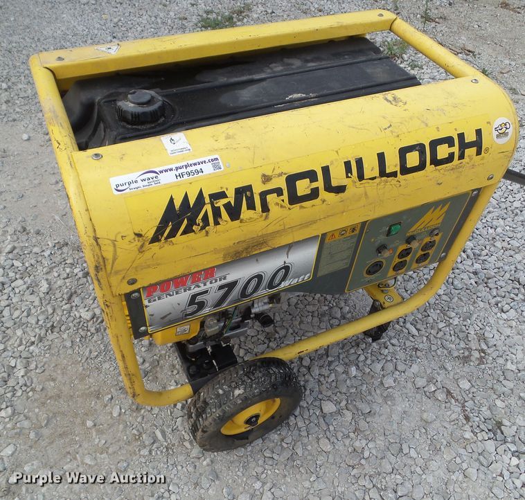Mccullough generator in Des Moines, IA | Item HF9594 sold | Purple Wave