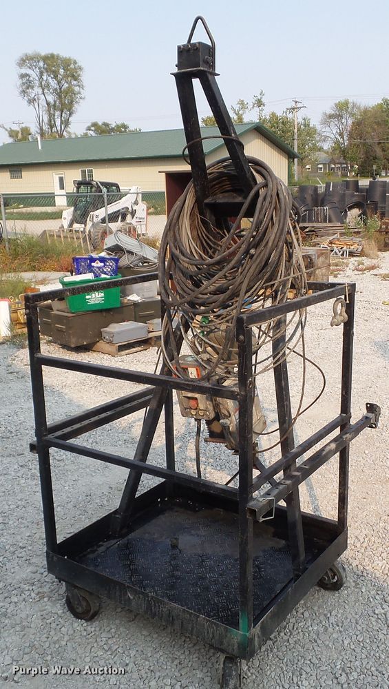 Tractel EP basket hoist in Des Moines, IA | Item HF9595 sold | Purple Wave