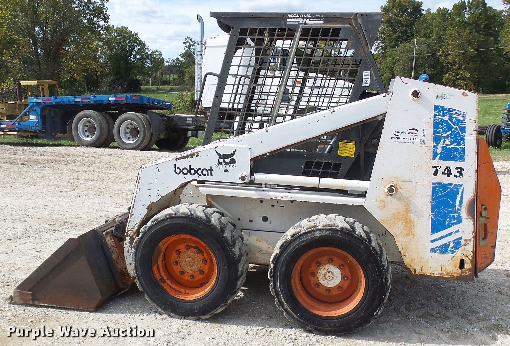 1988 Bobcat 743 skid steer loader in Tebbetts, MO | Item DC2973 sold ...