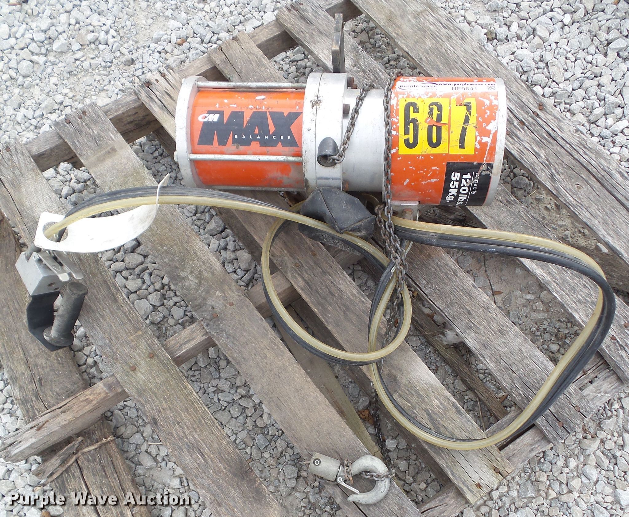 CM Max hoist balancer in Des Moines, IA | Item HF9641 sold | Purple Wave