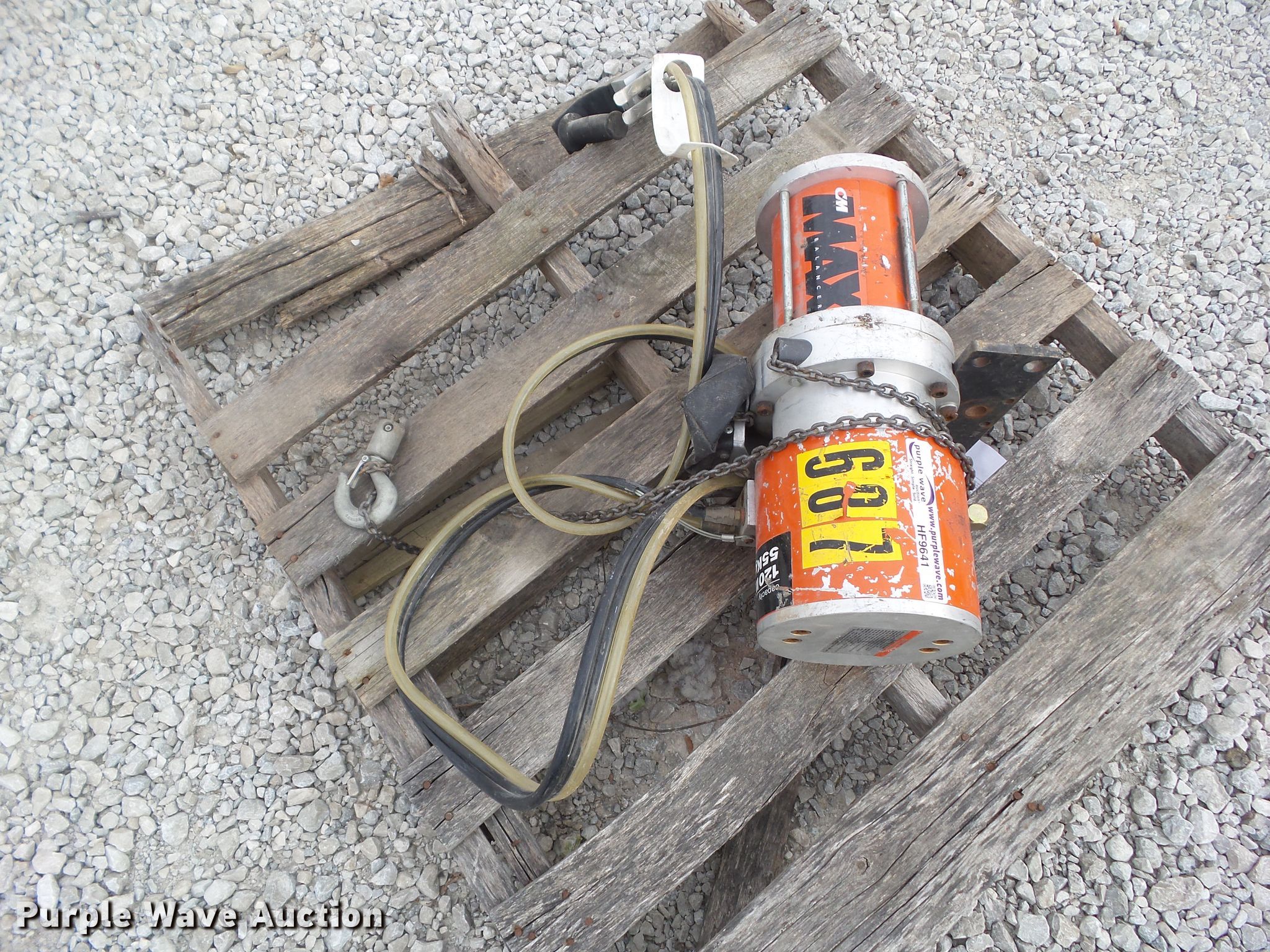 CM Max hoist balancer in Des Moines, IA | Item HF9641 sold | Purple Wave