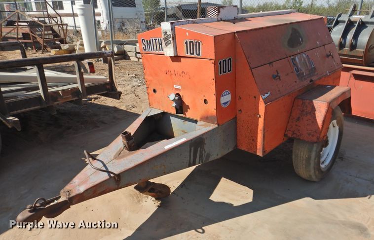 Smith 100 air compressor trailer in Amarillo, TX | Item HU9594 sold ...