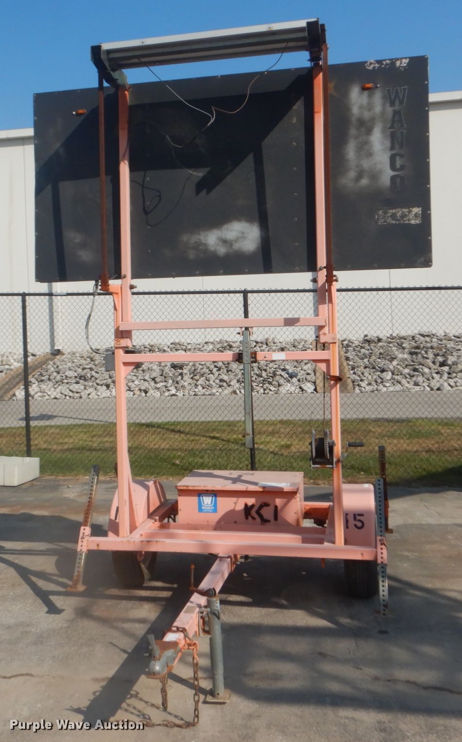 2002 Wanco WTSP-75-LSA arrow board trailer in St. Louis, MO | Item ...