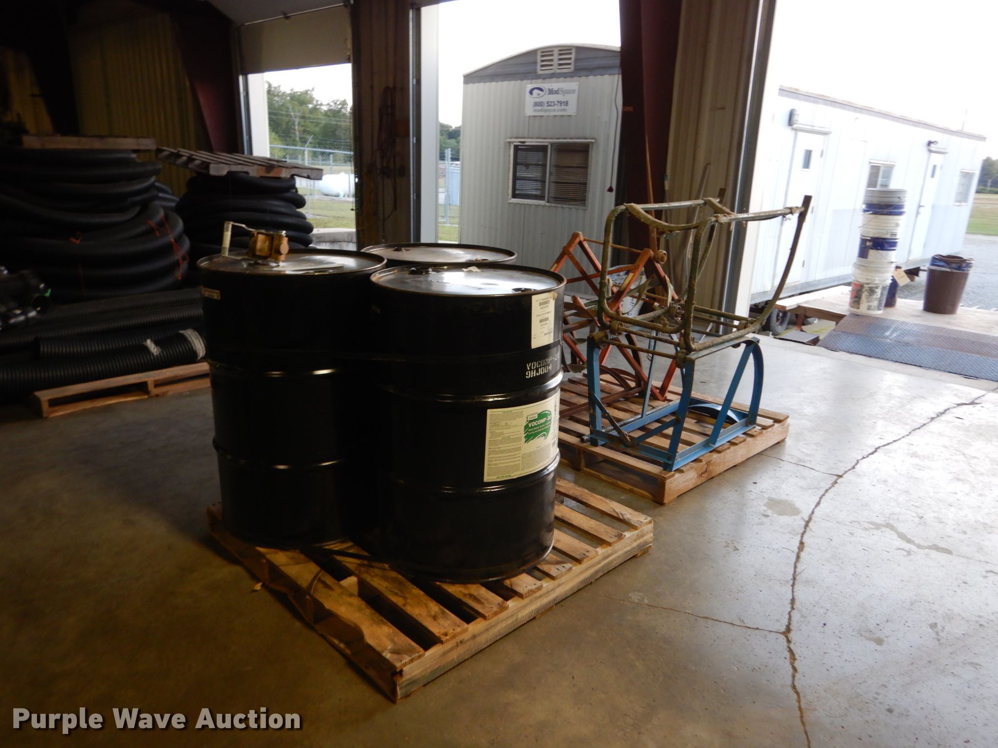 (3) drums Vocomp-20 concrete curing and sealing compound in Camdenton ...