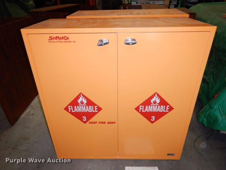 (3) SciMat Co flammable storage cabinets in Leavenworth, KS | Item ...