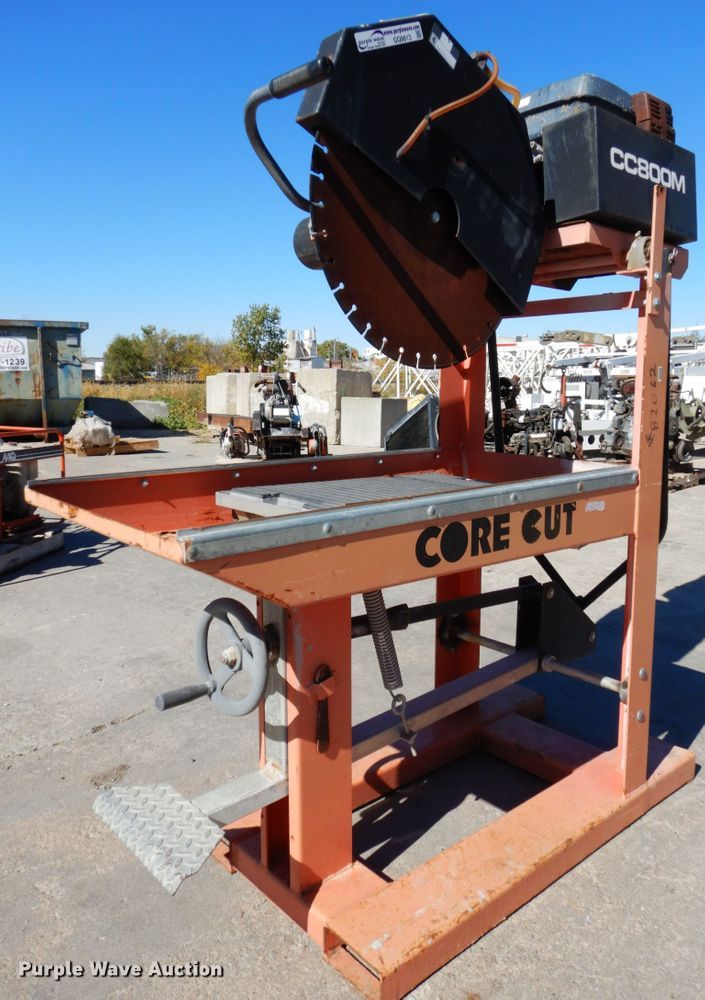 Core Cut CC800M masonry saw in Lincoln, NE | Item GQ9813 sold | Purple Wave
