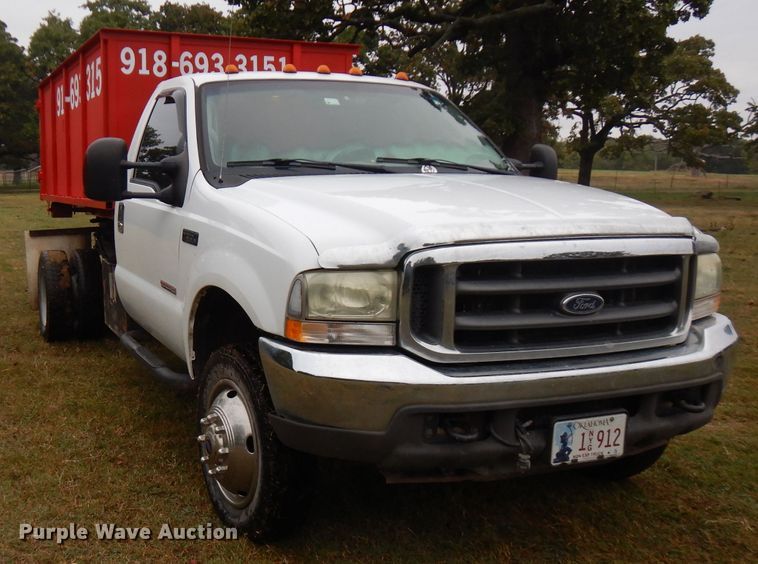 2004 Ford F550 Super Duty roll-off container truck in Inola, OK | Item ...