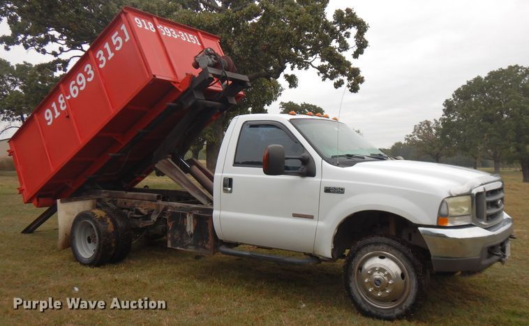 2004 Ford F550 Super Duty roll-off container truck in Inola, OK | Item ...
