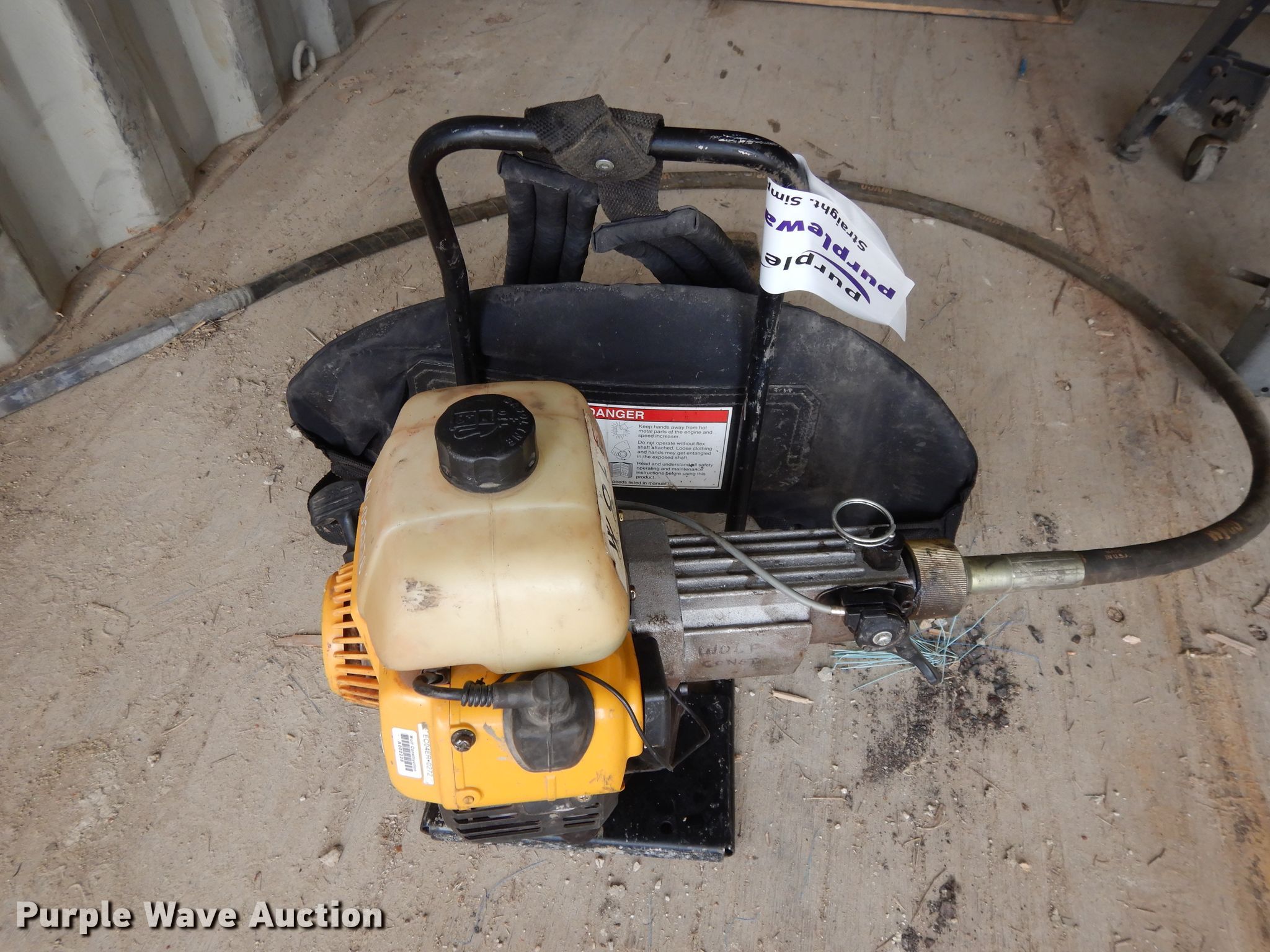Wyco ECO4ER concrete vibrator in Topeka, KS | Item DH3476 sold | Purple ...