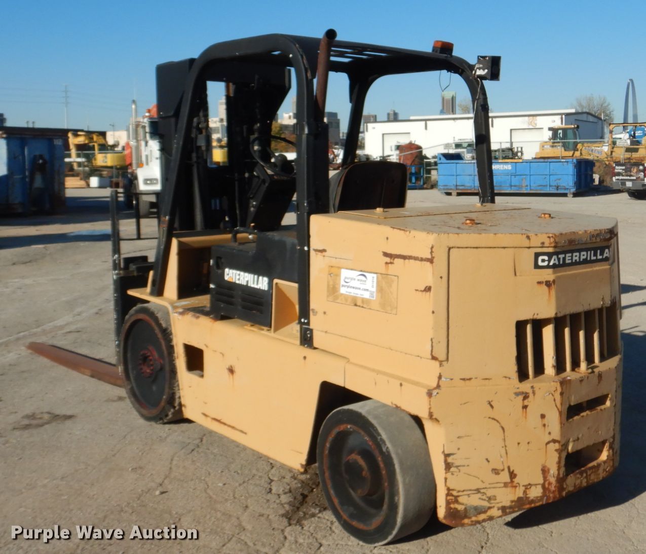 Caterpillar T150D forklift in St. Louis, MO | Item DI1016 sold | Purple ...