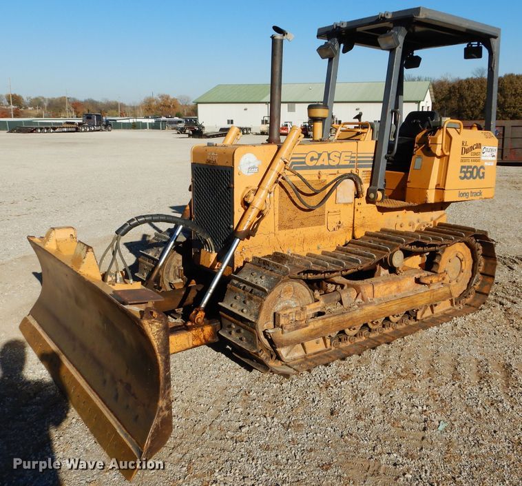 1998 Case 550G dozer in De Soto, KS | Item HF9057 sold | Purple Wave