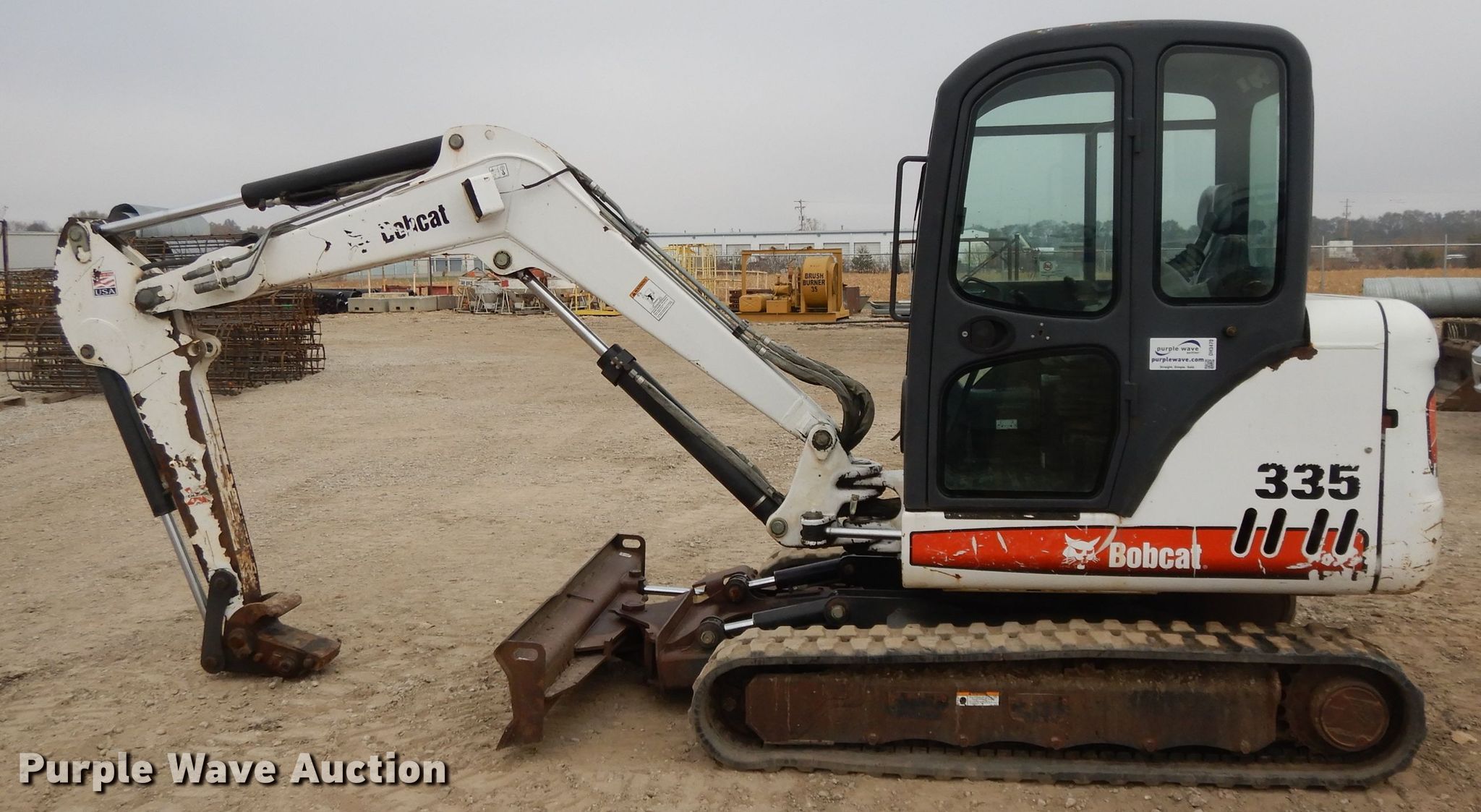2008 Bobcat 335G mini excavator in Topeka, KS | Item DH3470 sold | Purple Wave