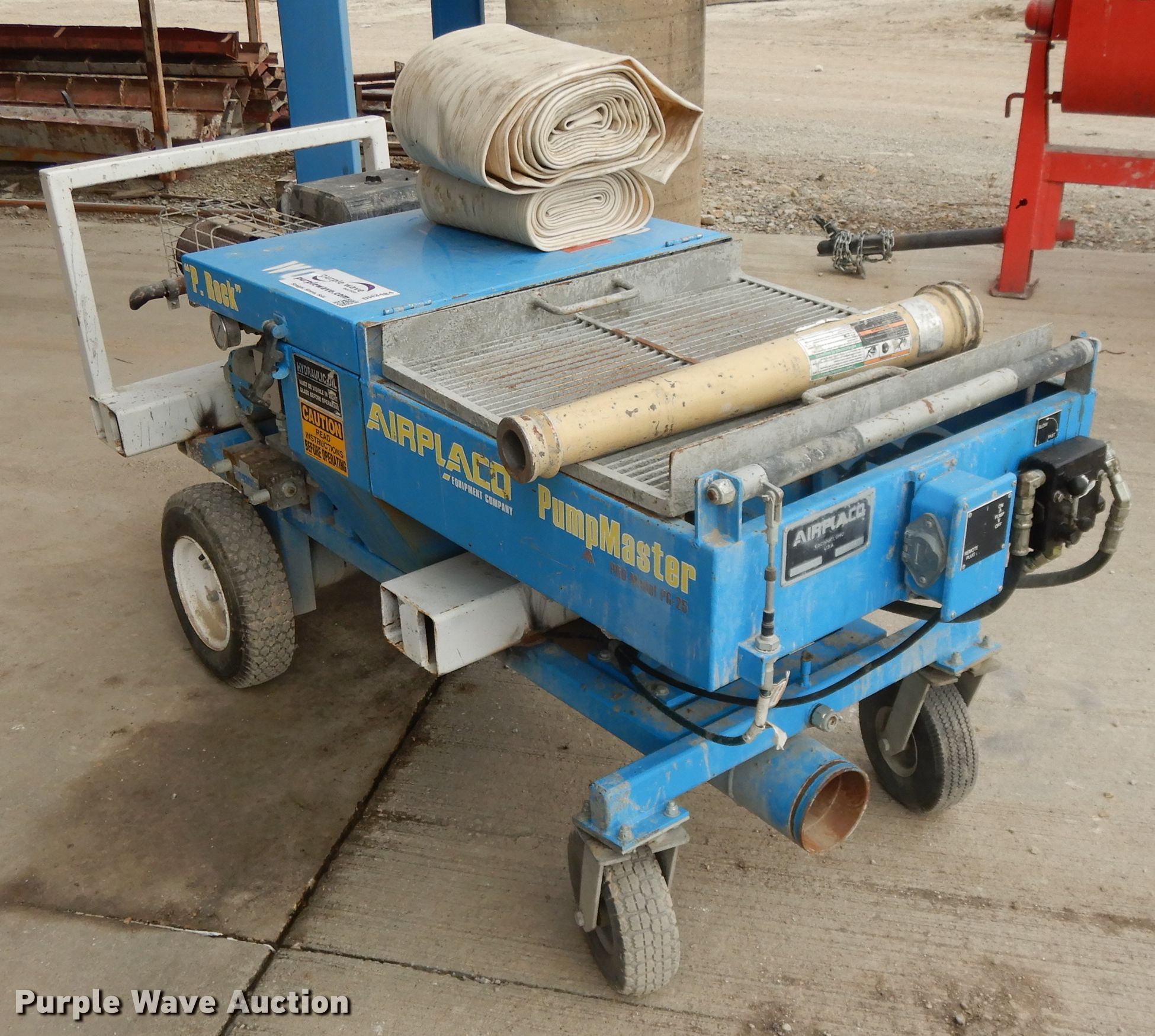 Airplaco PG25-10 grout pump in Topeka, KS | Item DH3484 sold | Purple Wave