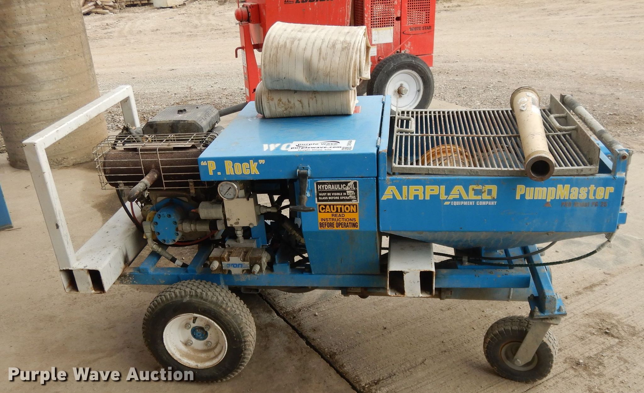 Airplaco PG25-10 grout pump in Topeka, KS | Item DH3484 sold | Purple Wave