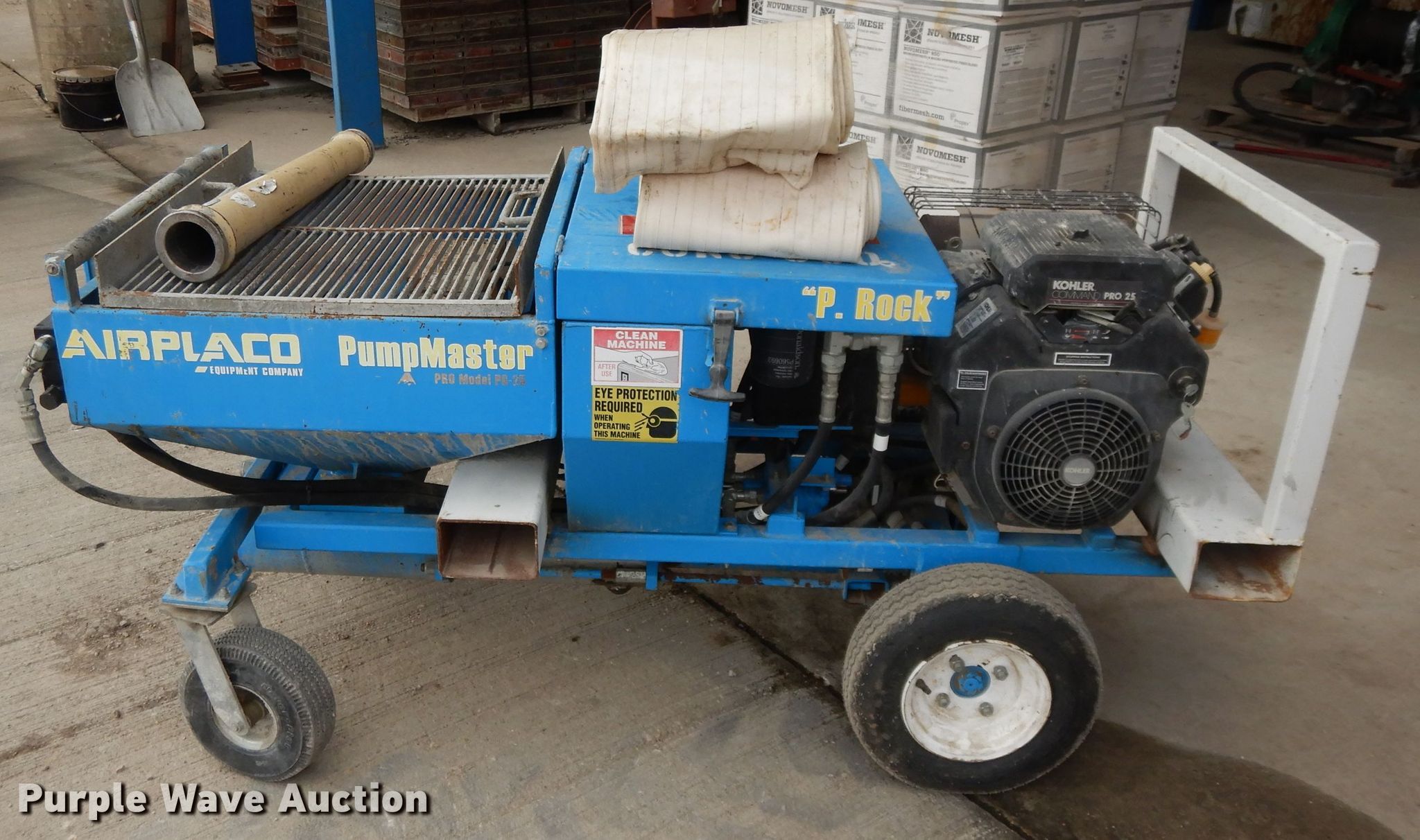 Airplaco PG25-10 grout pump in Topeka, KS | Item DH3484 sold | Purple Wave