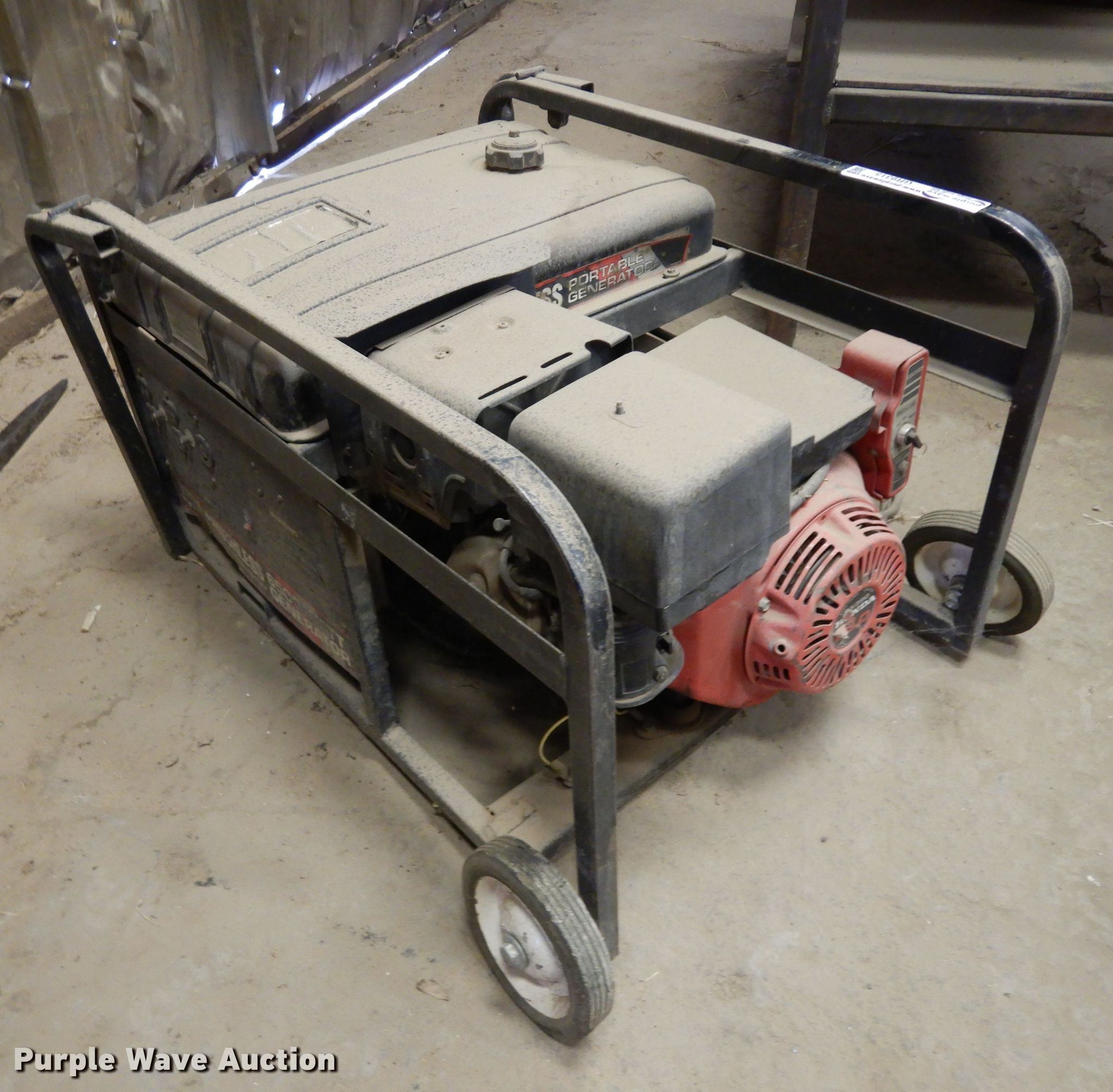 Campbell Hausfeld generator in Hugoton, KS | Item GR9315 sold | Purple Wave