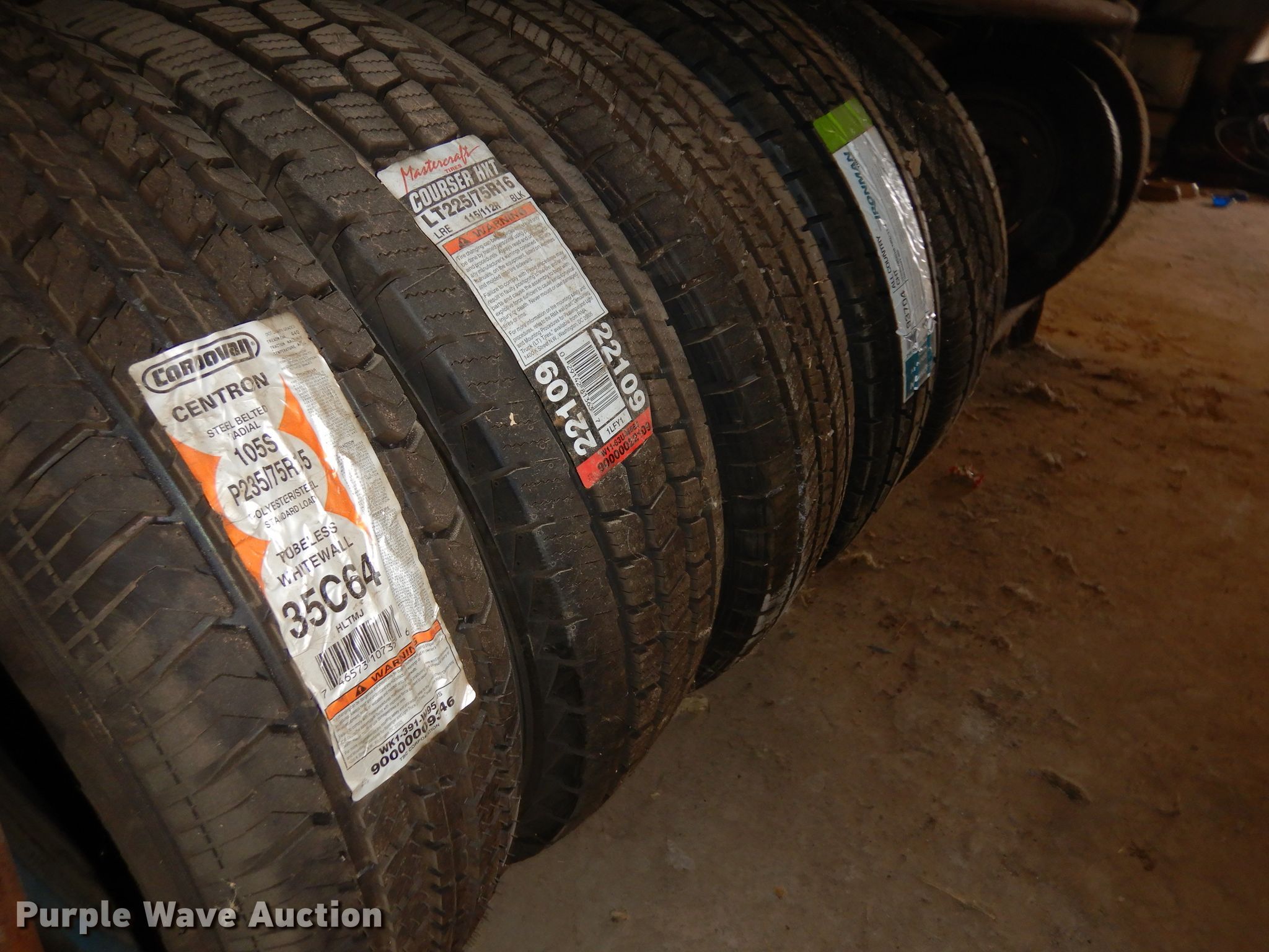Approximately 40 tires in Hugoton, KS | Item GR9317 sold | Purple Wave