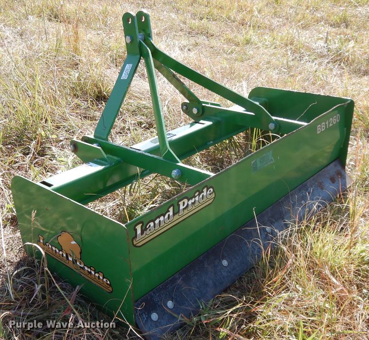 Land Pride BB1260 box blade in Alma, KS | Item DH0176 sold | Purple Wave