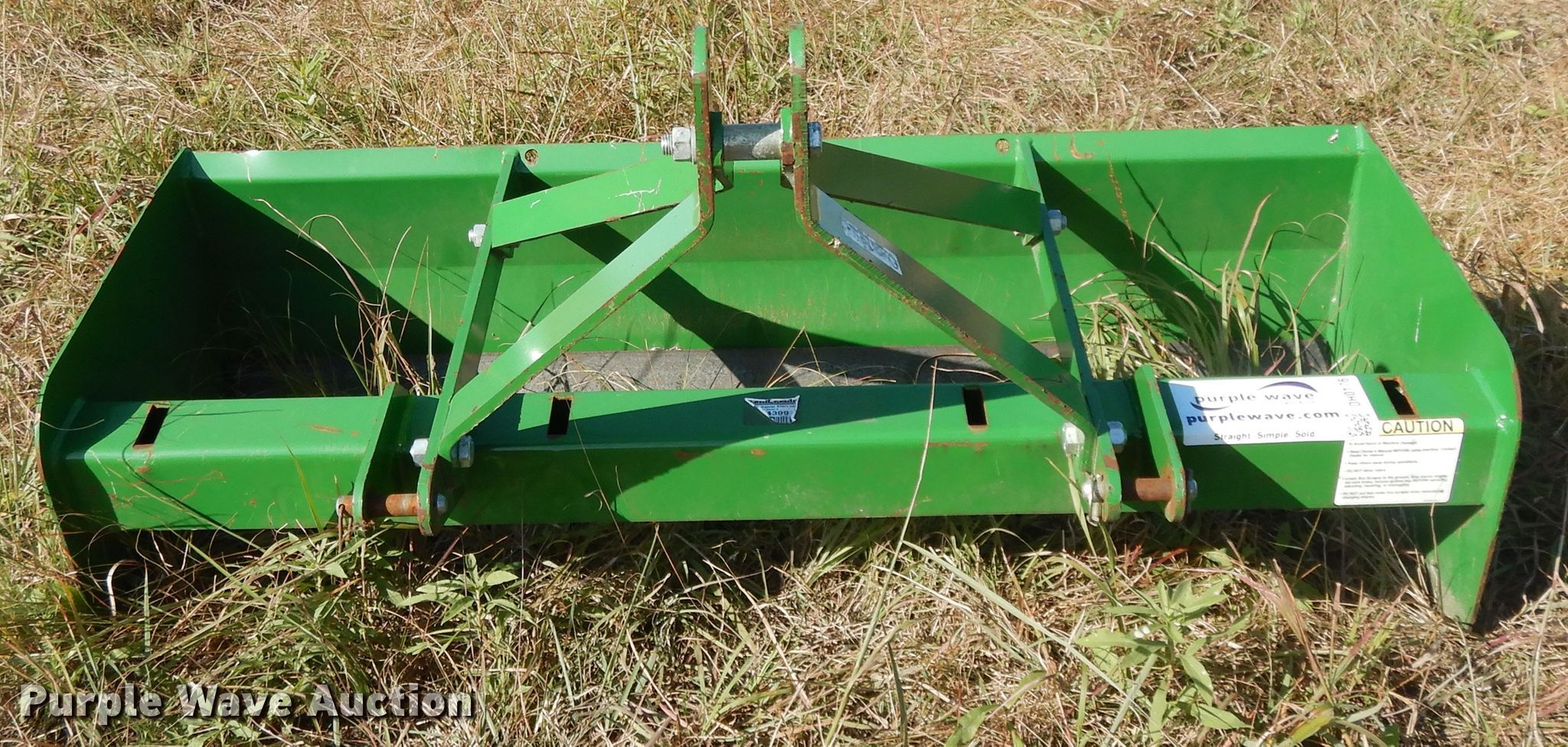 Land Pride BB1260 box blade in Alma, KS | Item DH0176 sold | Purple Wave