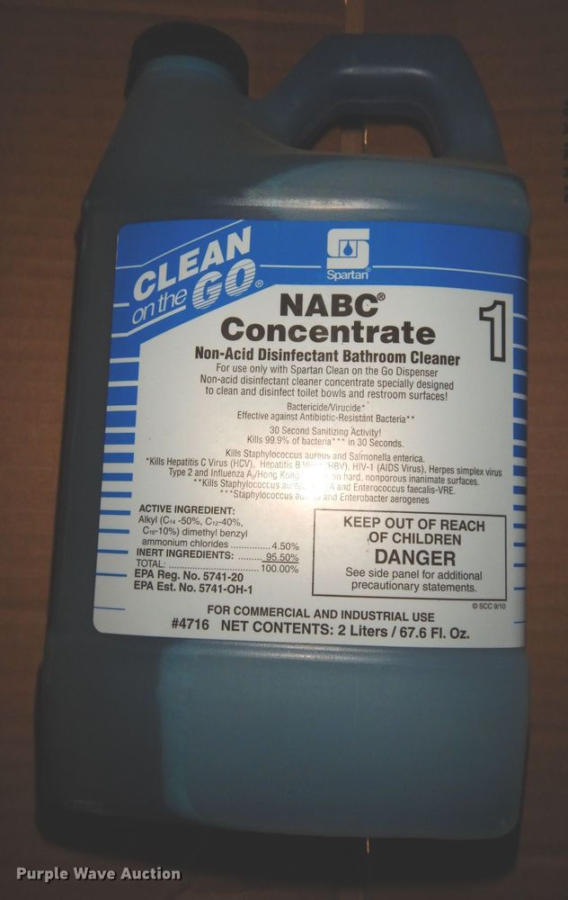 (30) bottles of NABC cleaner in Manhattan, KS | Item GJ9709 sold ...