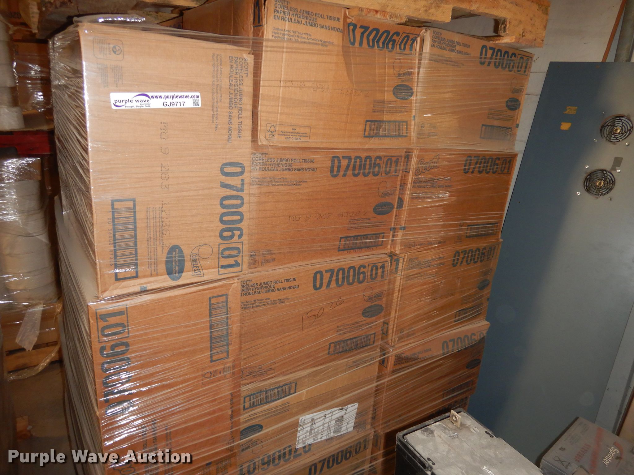 (26) cases of toilet paper in Manhattan, KS | Item GJ9717 sold | Purple ...