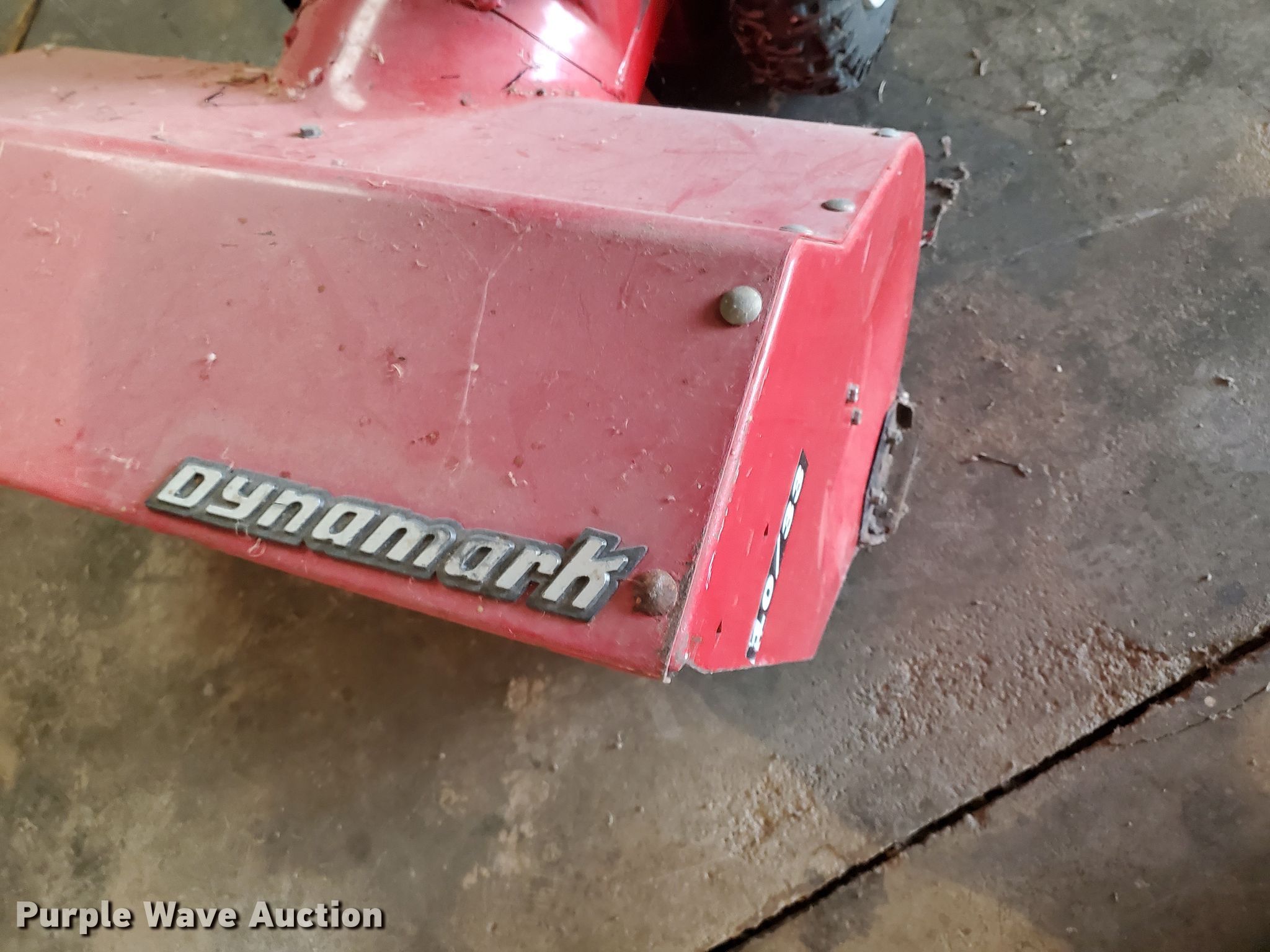 Dynamark 10/33 snow blower in Hill City, KS | Item HS9042 sold | Purple ...