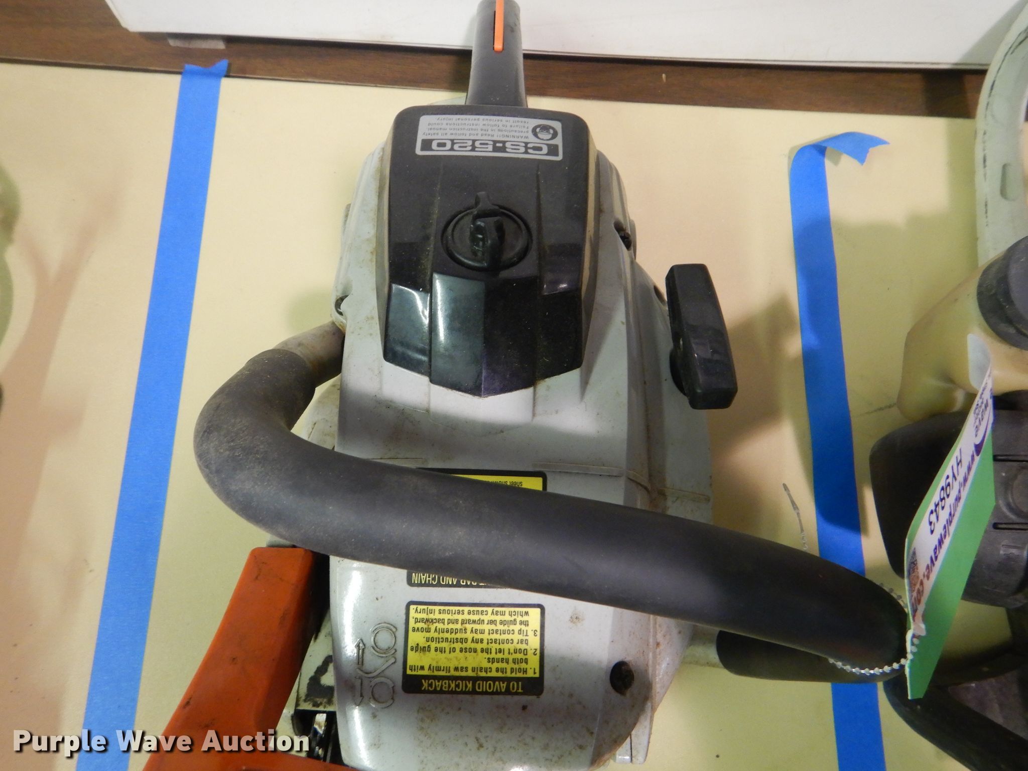 Echo CS-520 chainsaw in Tulsa, OK | Item HY9843 sold | Purple Wave