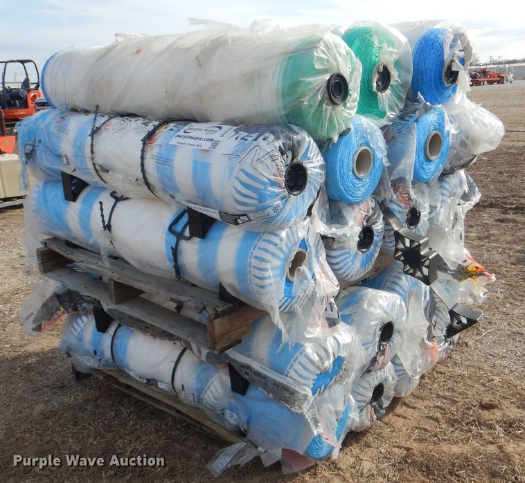(19) roll of Tama net-wrap in Norman, OK | Item DI3593 sold | Purple Wave