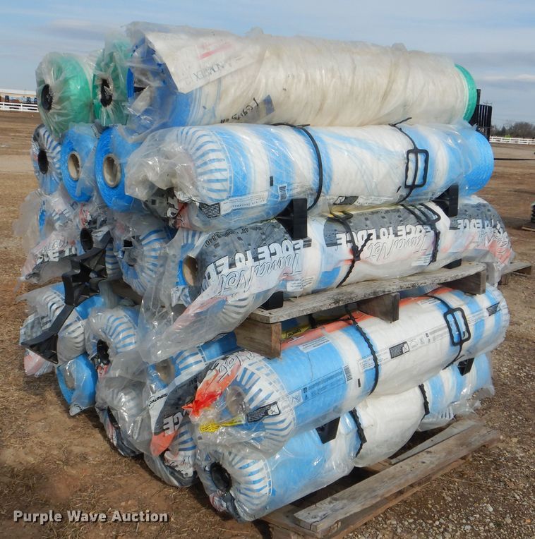 (19) roll of Tama net-wrap in Norman, OK | Item DI3593 sold | Purple Wave