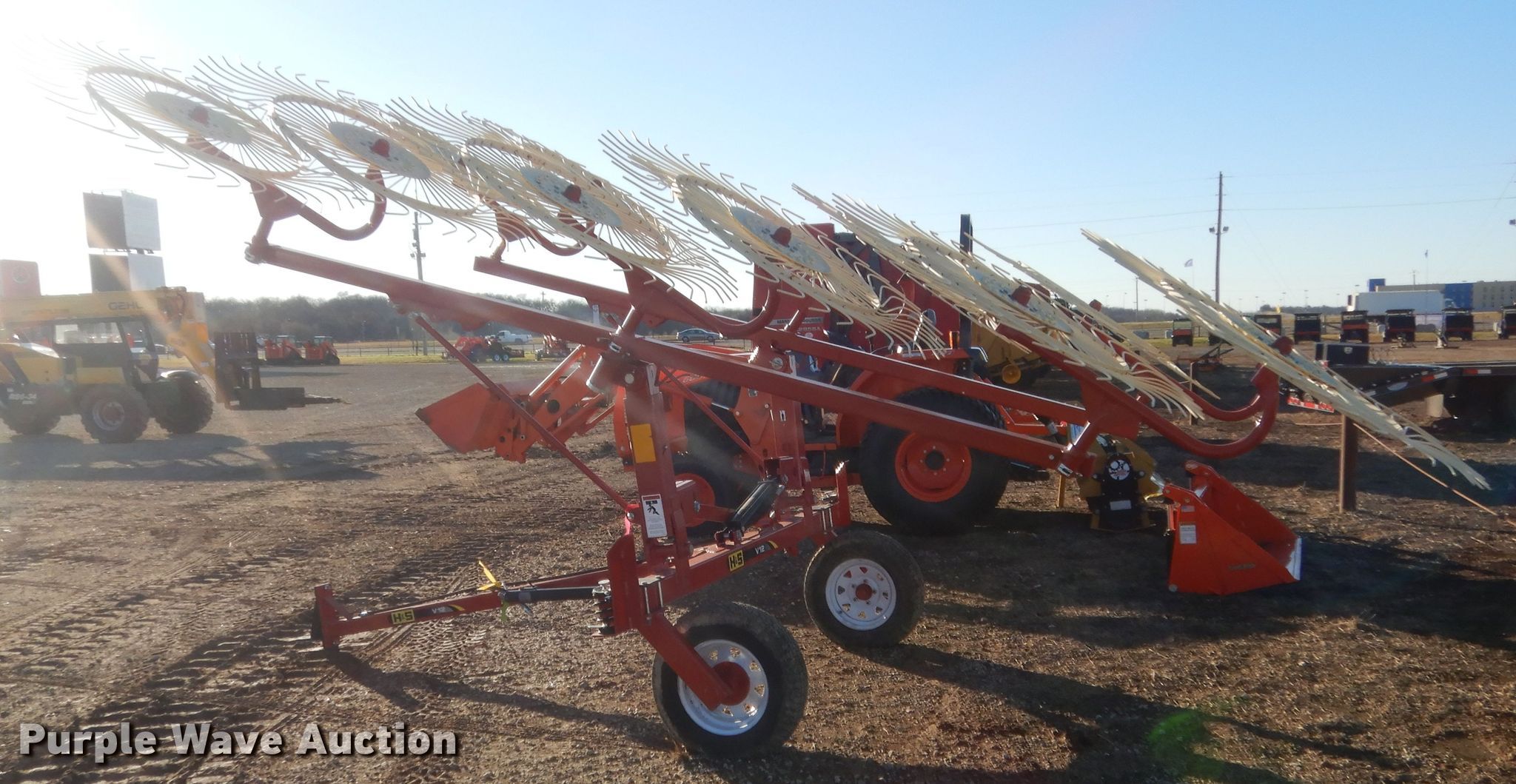 H&S CR12 hay rake in Norman, OK | Item DJ2124 sold | Purple Wave