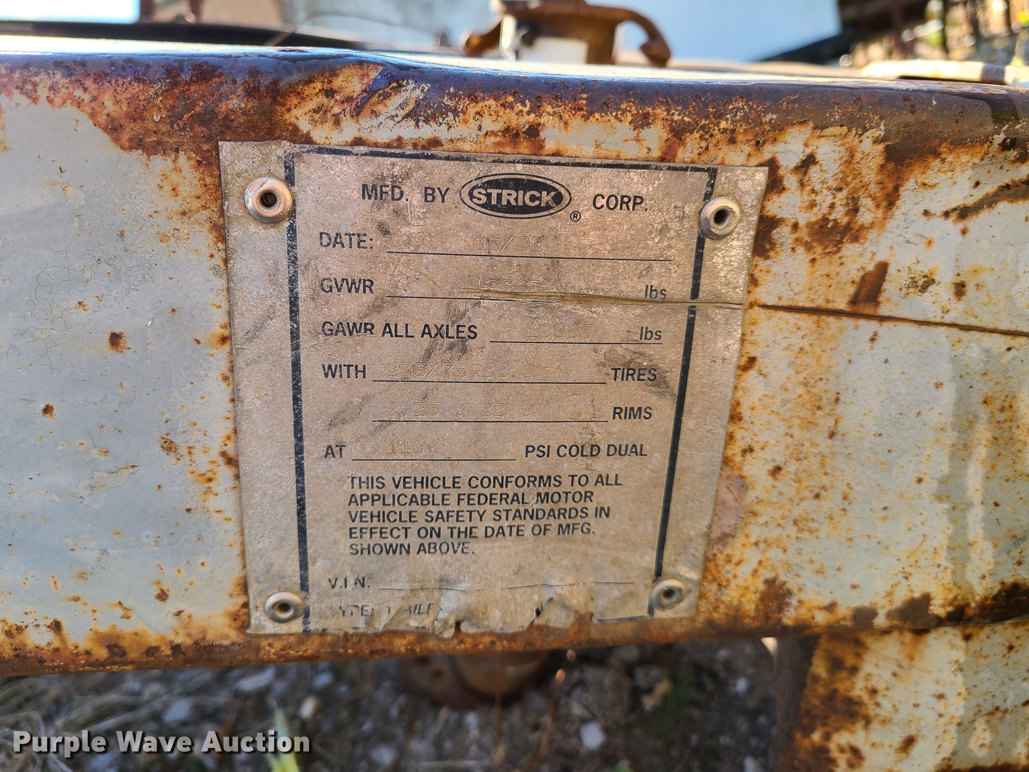 Strick trailer dolly in Kansas City, MO | Item HE9986 sold | Purple Wave