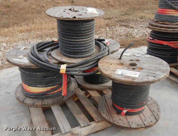(4) spools copper wire in Burlington, KS | Item DH3442 sold | Purple Wave