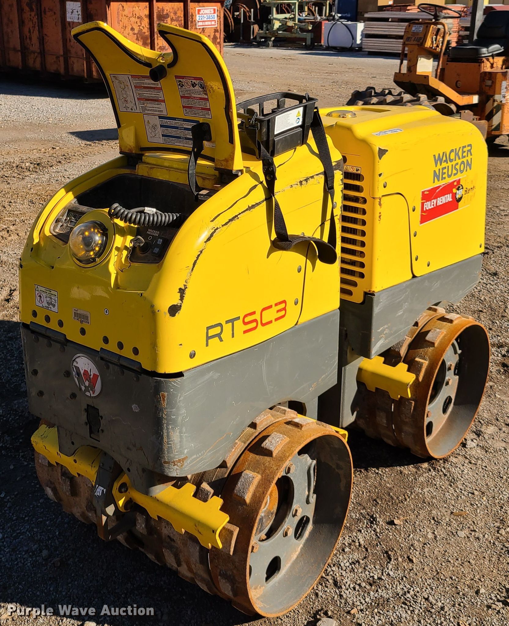 Wacker RTSC3 trench compactor in Kansas City, MO | Item HE9996 sold ...