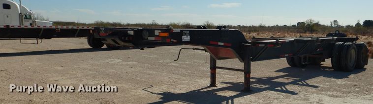 2010 Mertz Haliburton sand container trailer in Kermit, TX | Item ...