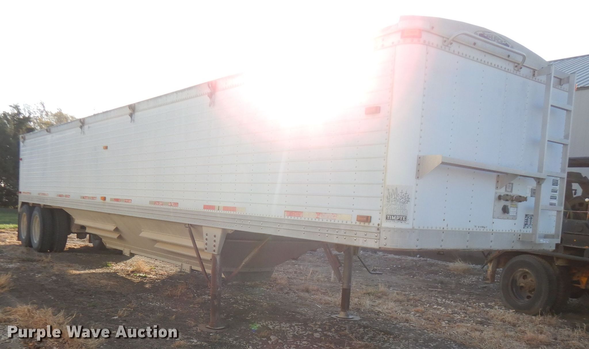 1999 Timpte Super Hopper double hopper grain trailer in Piqua, KS ...